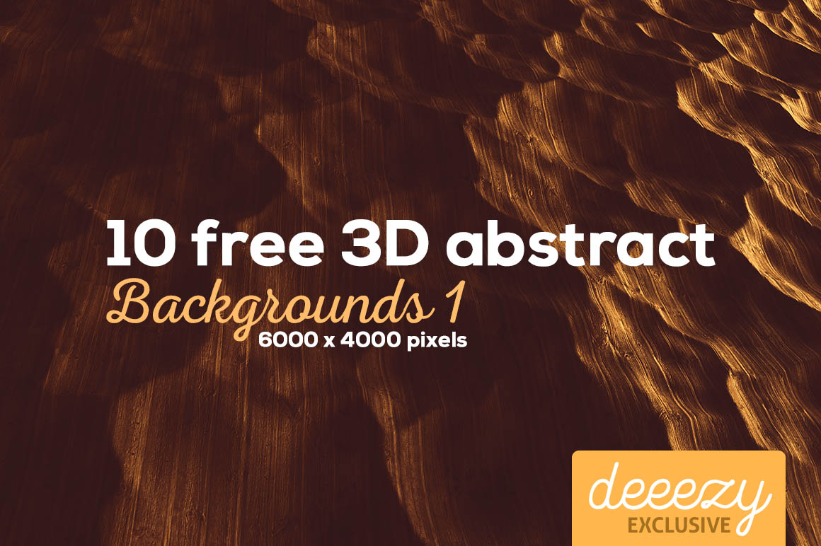 10 Abstract 3D Backgrounds 1 | Deeezy