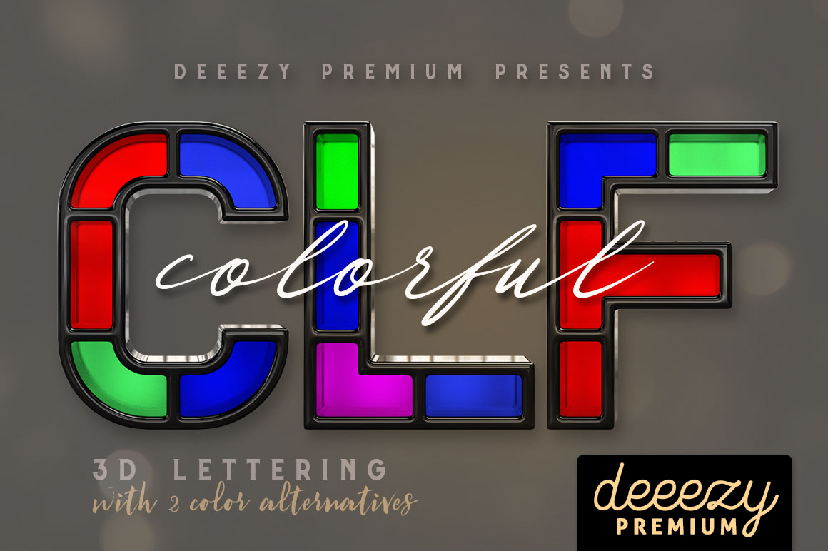 Colorful - 3D Lettering | Deeezy
